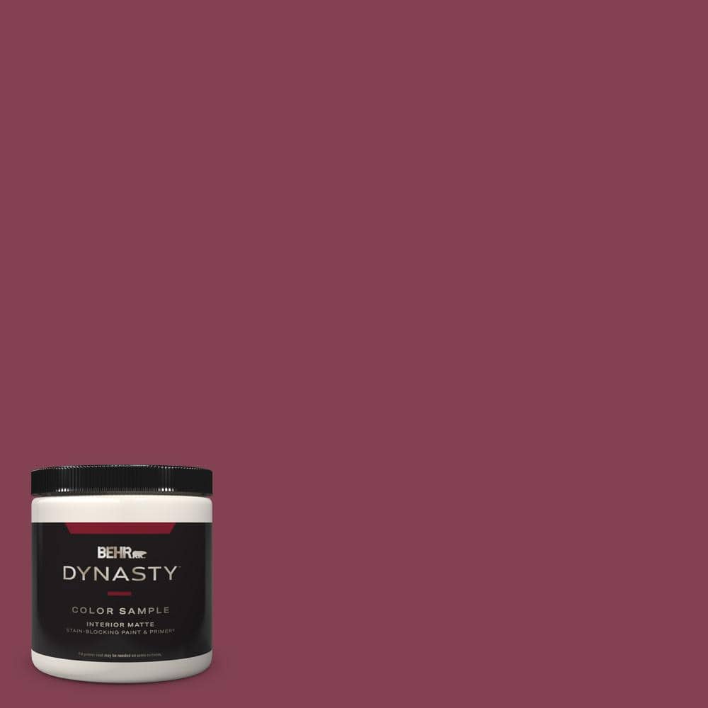 BEHR DYNASTY 8 oz. #M130-7 Sugar Beet Matte Stain-Blocking Interior ...