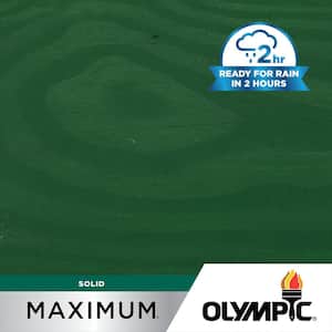 Olympic Maximum 1 gal. SC-1033 Forest Solid Color Exterior Stain and ...
