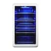 Magic Chef 3.4 cu. ft. Retro Beverage Cooler, in White MCB34CHW - The ...