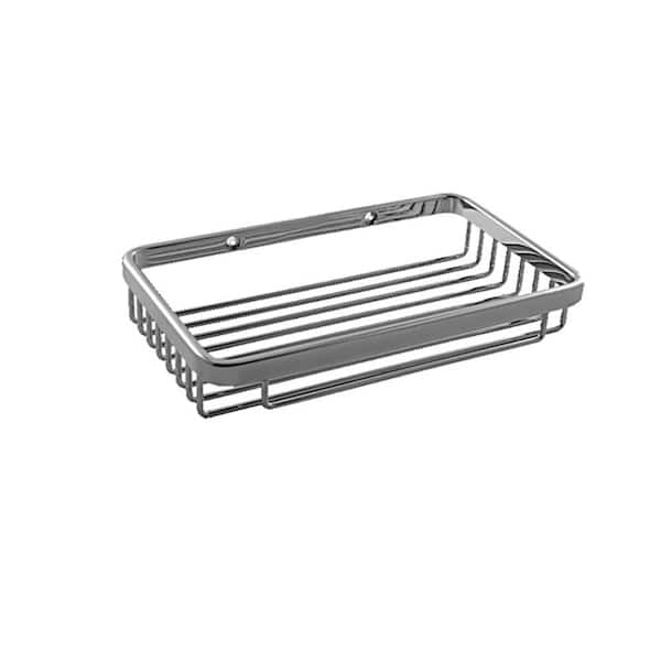 WingIts Master Series 8 in. Rectangular Basket in Polished Stainless ...