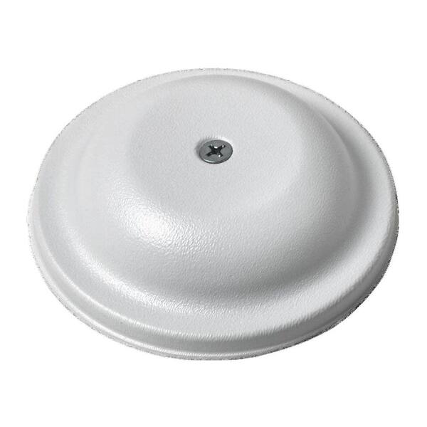 Everbilt 5 in. BELL WHITE COVER PLATE - 105BW HTD0605WH - The Home Depot