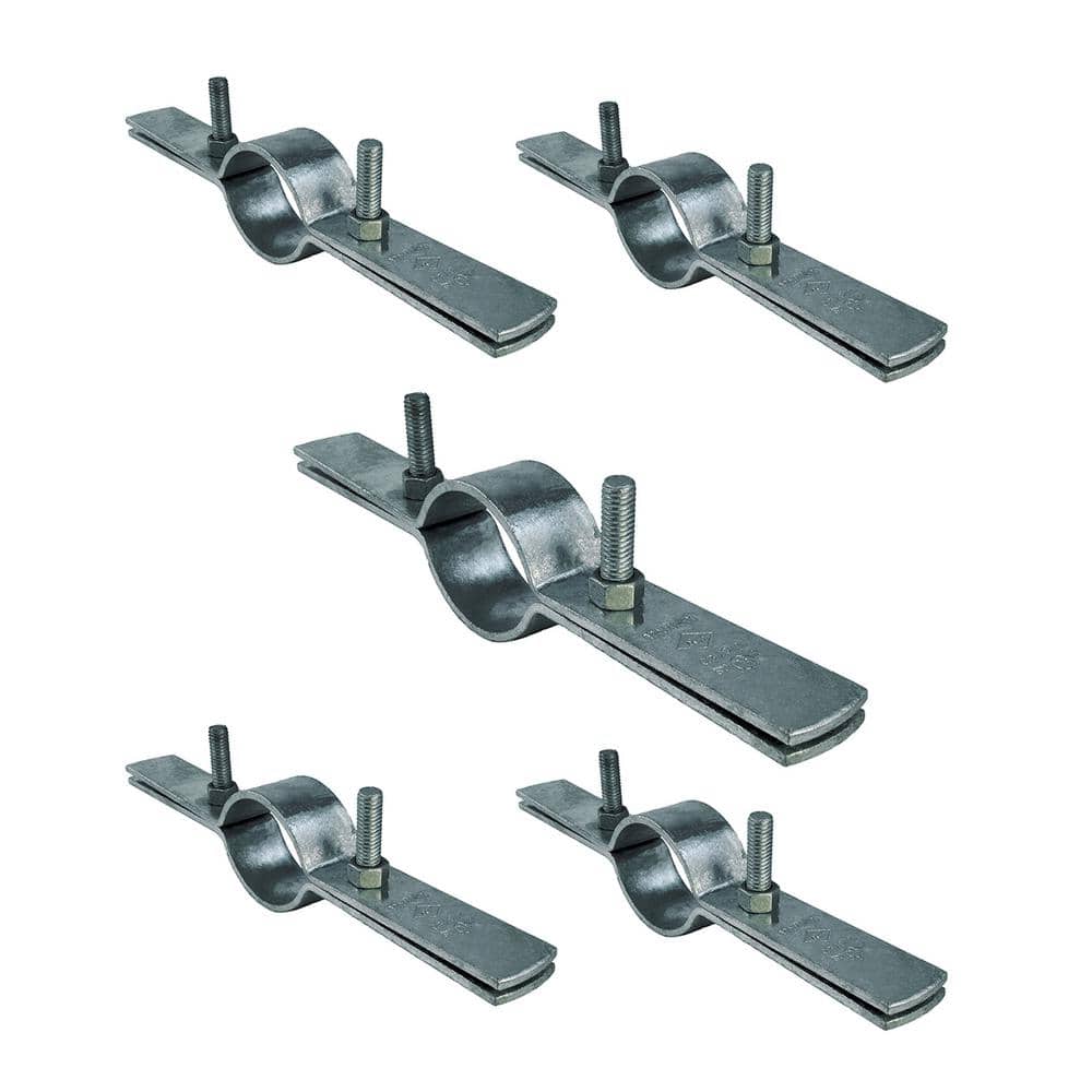 PLUMBFLEX 6 in. Riser Clamp in Galvanized Steel (5-Pack) 06CLRSG-5 ...