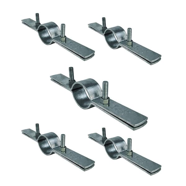 The Plumber's Choice 8 in. Riser Clamp in Galvanized Steel (5-Pack ...