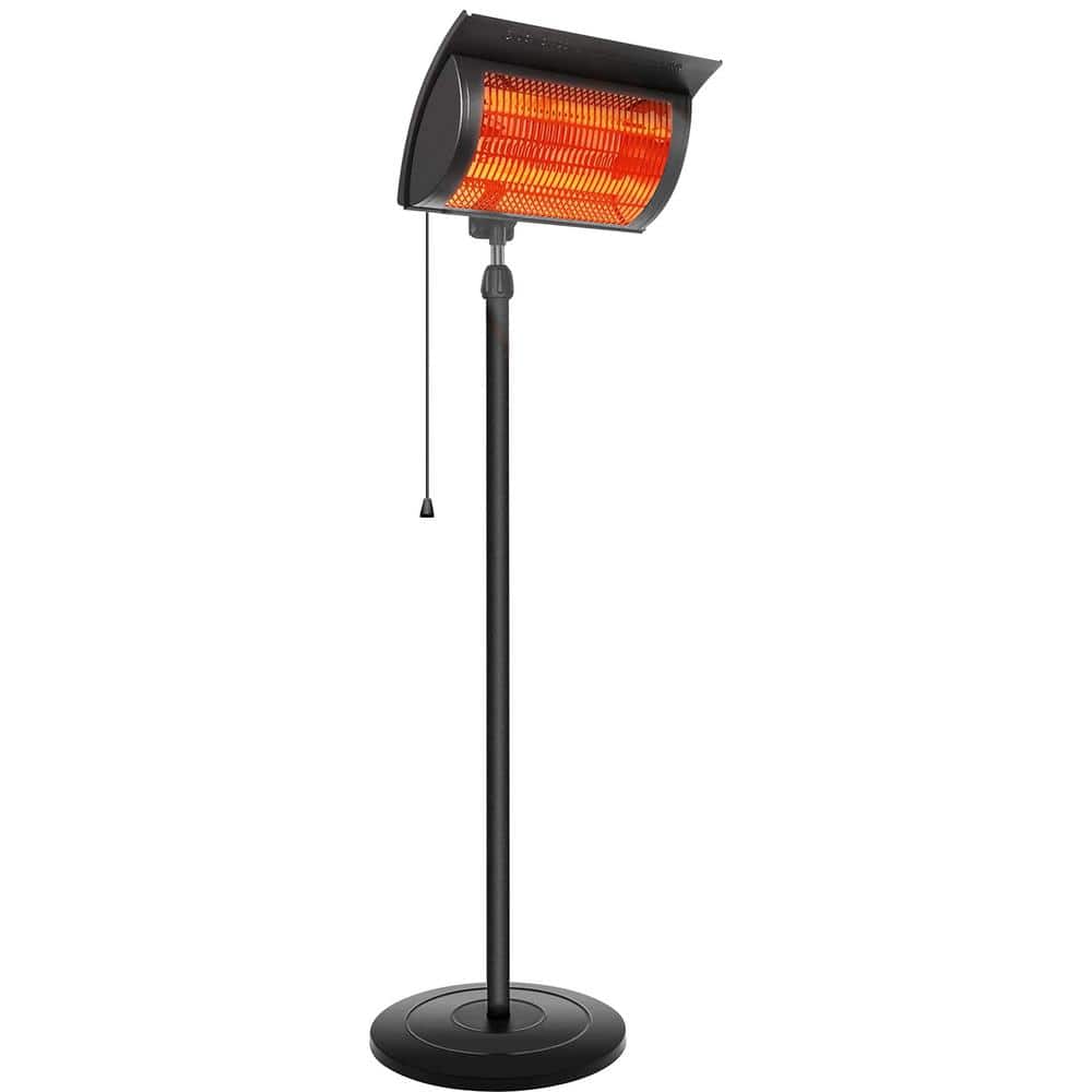 Edendirect 1500 W Electric in Black Outdoor Tower Radiant Infrared ...