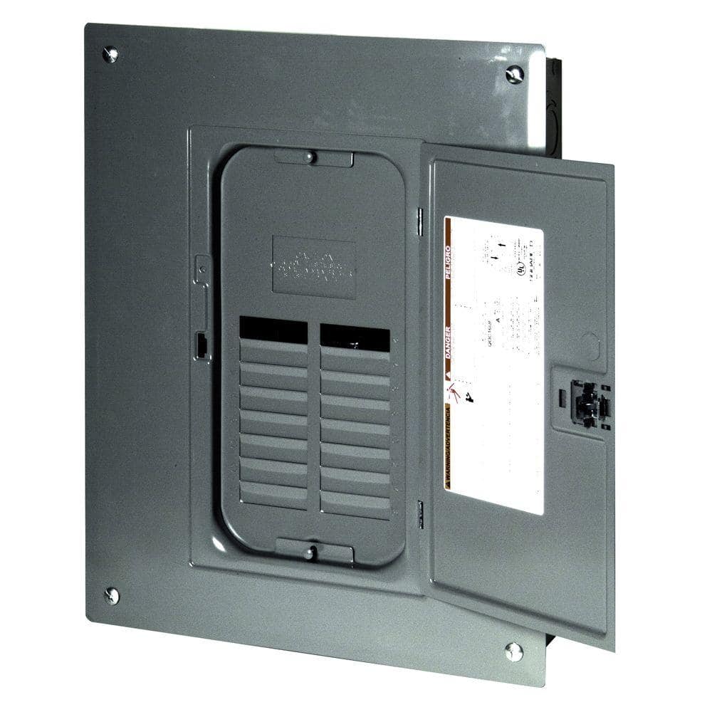 Square D QO 125 Amp 12-Space 24-Circuit Indoor Main Lug Load Center ...