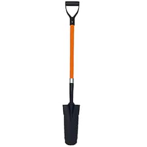 Nupla 27 in. Classic Fiberglass Sharp Shooter Drain Spade with Heavy ...