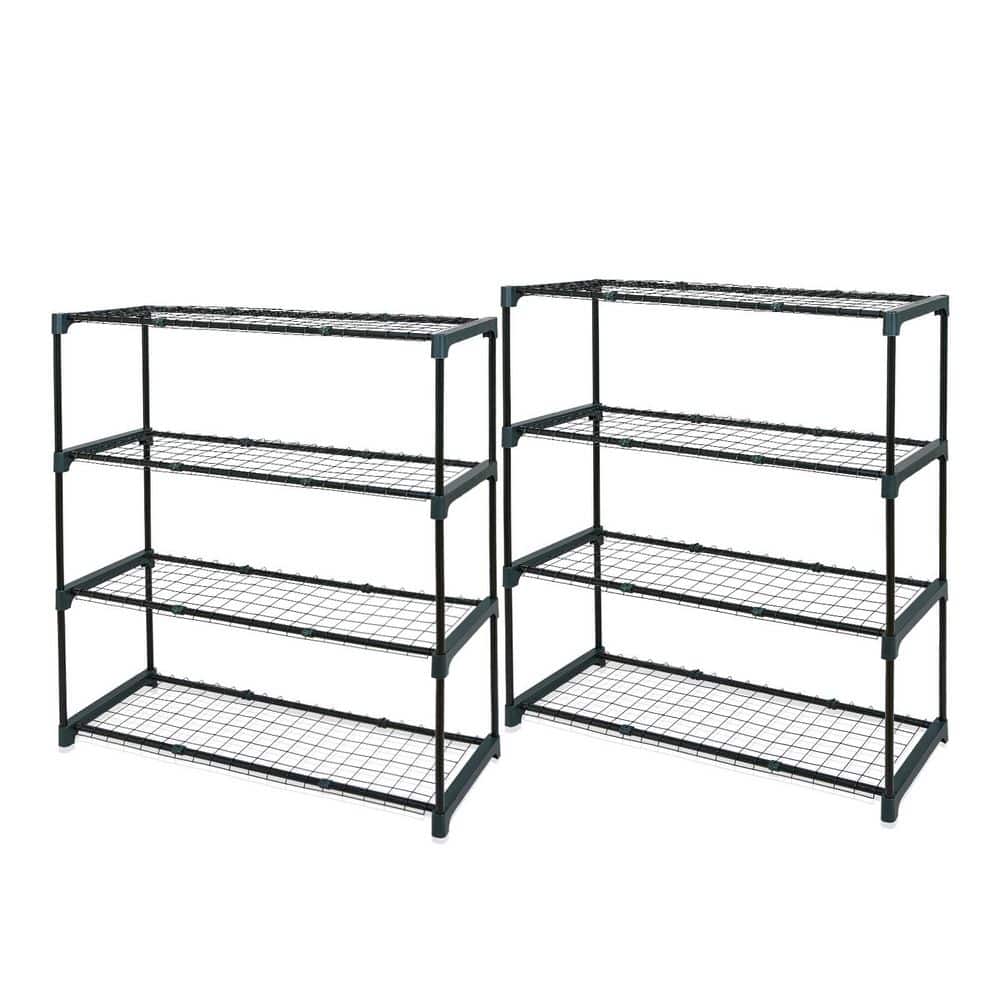 EAGLE PEAK 35'' W x 12'' D x 42'' H 4-Tier Greenhouse Shelving Plant ...