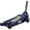 TCE 3-Ton Low-Profile Floor Jack with Dual Piston Speedy Lift, Blue ...