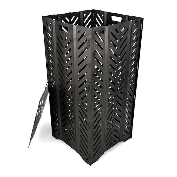 Camco 45 in. Large Outdoor Steel Yard Debris Burn Bin Incinerator with ...