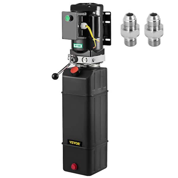 VEVOR Hydraulic Pump 4 Gal. Hydraulic Motor Hydraulic Lift Single Phase ...
