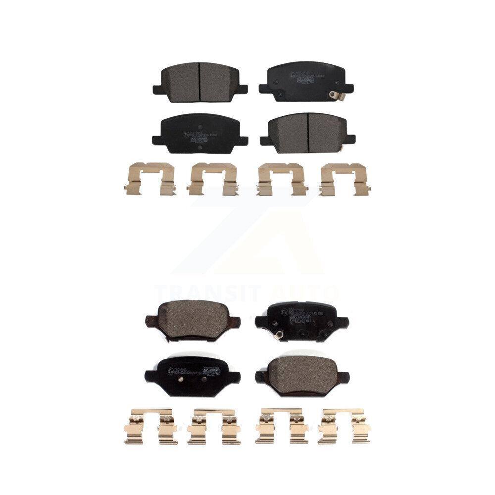 TEC Front Rear Ceramic Brake Pads Kit For 2018-2022 Chevrolet Trax ...