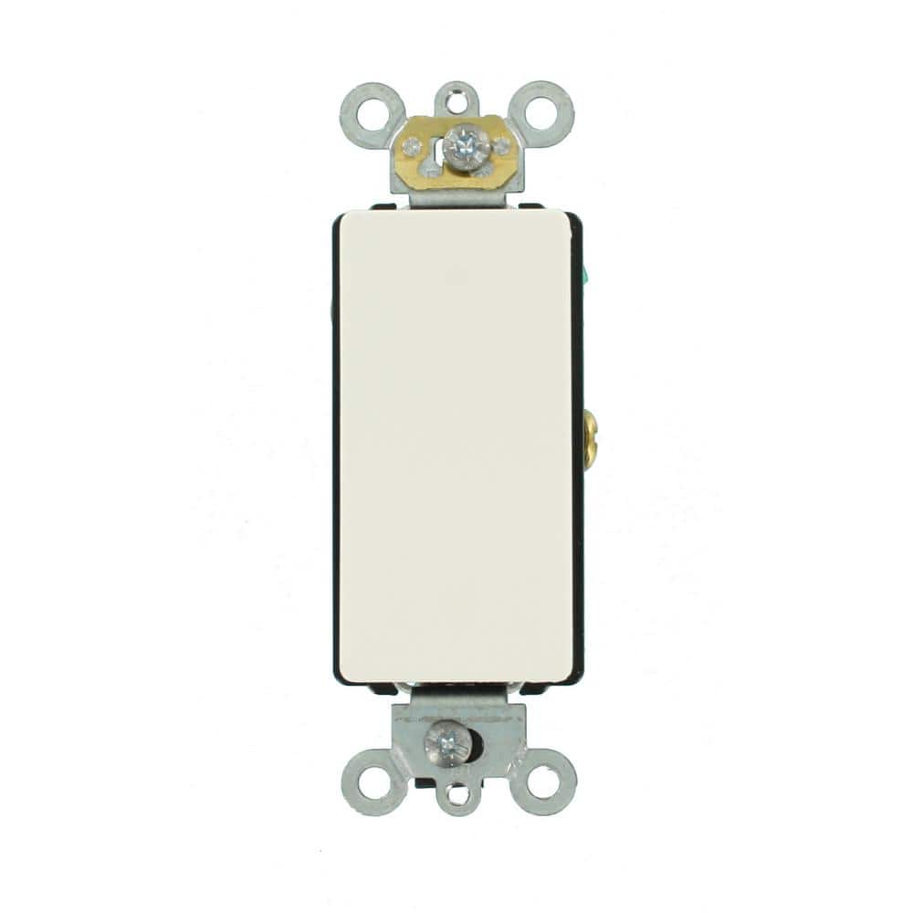 Leviton Decora Plus 20 Amp 120/277-Volt Single-Pole Antimicrobial ...