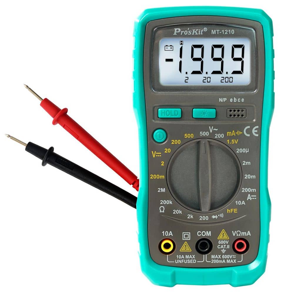 Pro'sKit Digital Multimeter MT-1210 - The Home Depot