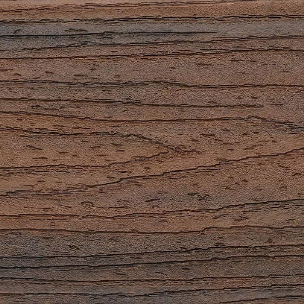Trex 1 in. x 6 in. x 16 ft. Spiced Rum Composite Square Edge Transcend ...