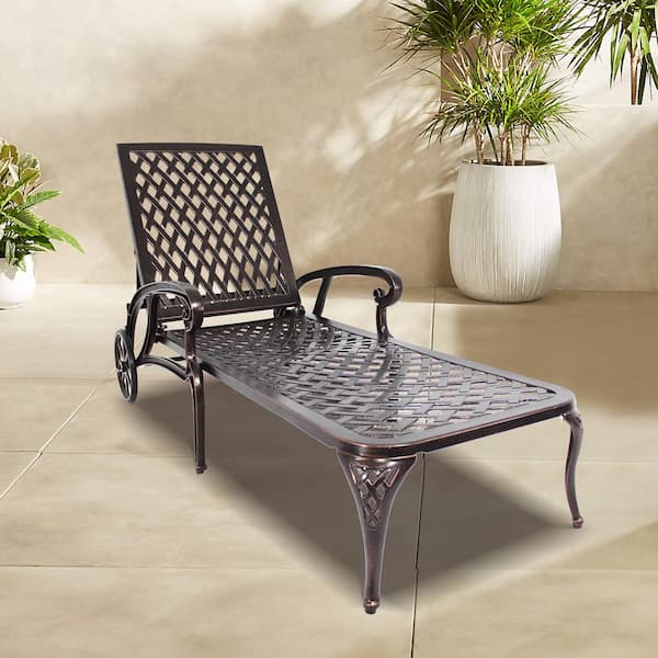 Cast iron lounge chairs store
