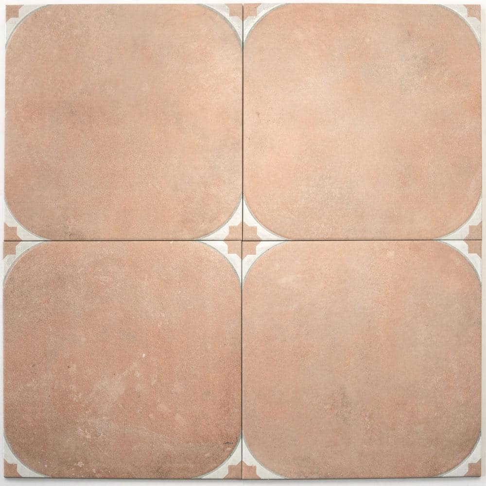 Apollo Tile Citadel 17.42 in. x 17.42 in. Matte Brown Porcelain Large ...