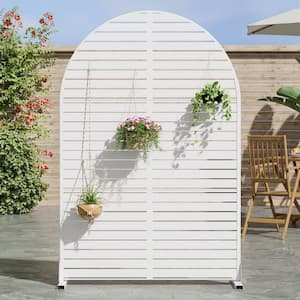 Dovelina 72 in. H x 47 in. W Arched Wall Sculptures Outdoor Privacy ...