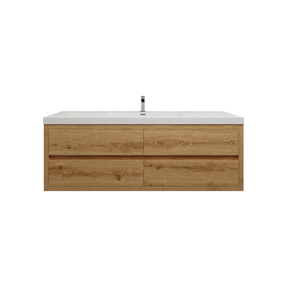 BV Better Vanity Louis 59 in. W x 20 in. D x 22 in. H Single Sink ...