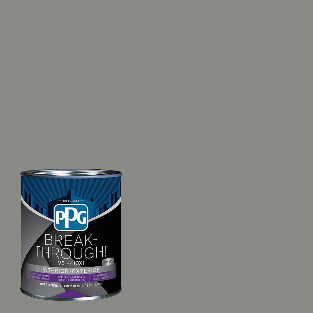 Break-Through! 1 qt. PPG1010-5 Downpour Satin Door, Trim & Cabinet ...