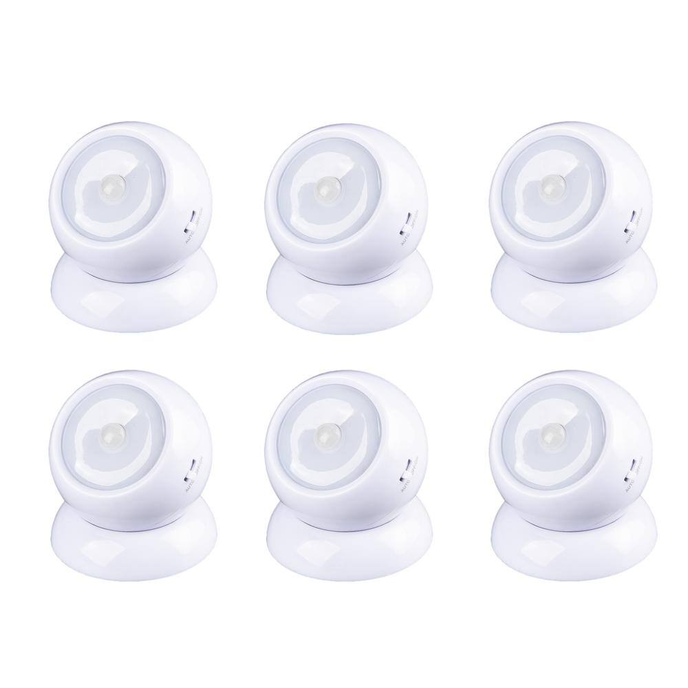 Pinegreen Lighting 100 Lumen LED Battery Operated Integrated LED Puck ...