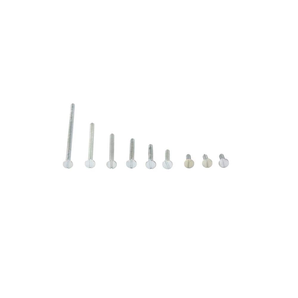 Gardner Bender #6-32 Flat and Oval Head Slotted Machine Screws with ...