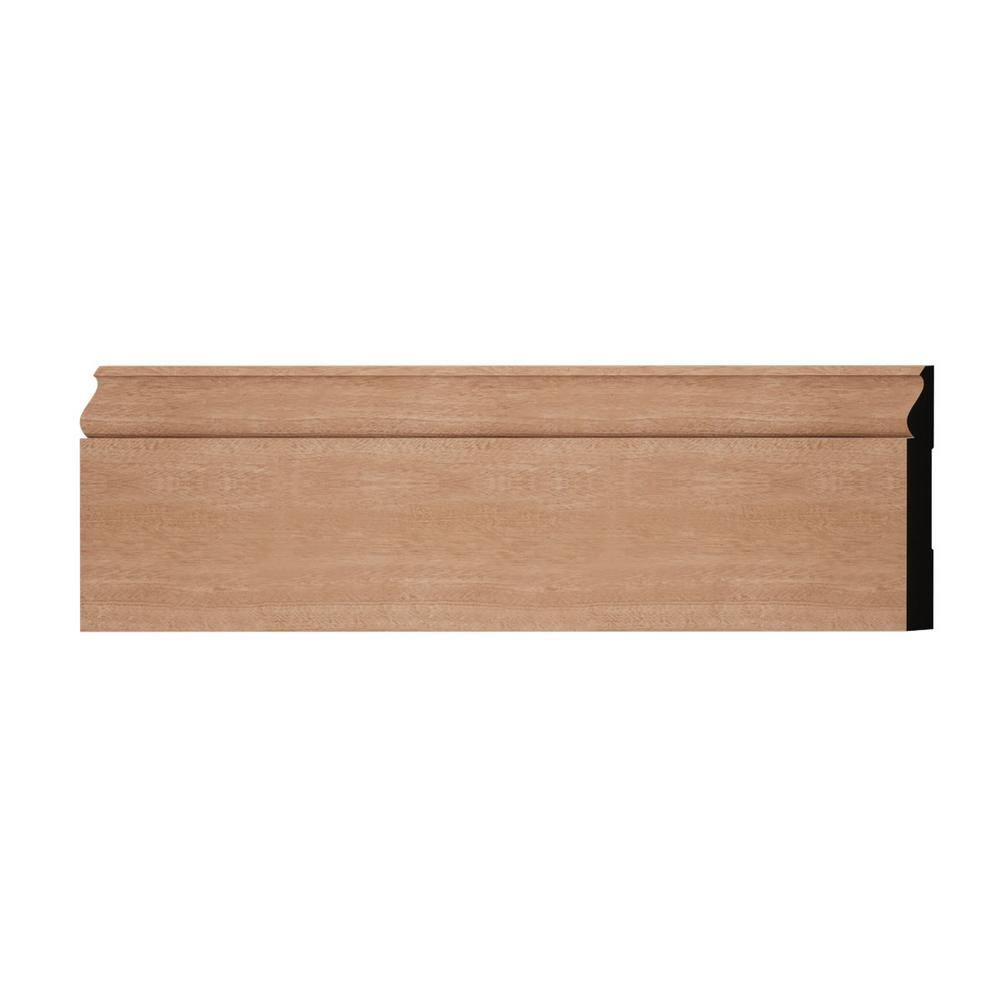 Ekena Millwork WM163E 0.56 in. D x 5.25 in. W x 6 in. L Wood (Sapele ...