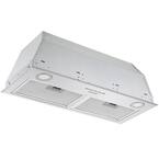 Zephyr Twister 28 in. 400 CFM Convertible Insert Range Hood with LED ...