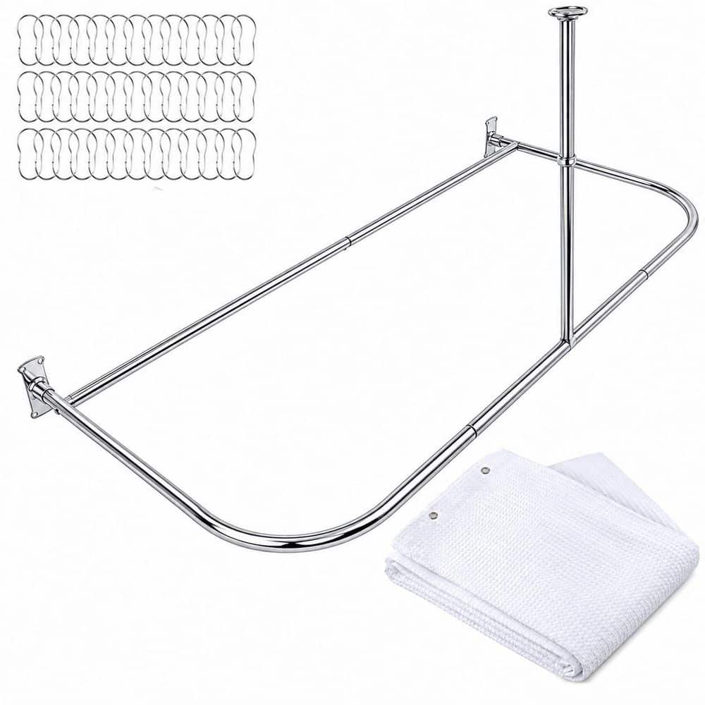 Utopia Alley Utopia Alley Rustproof Wall Mounted Aluminum D-shape ...