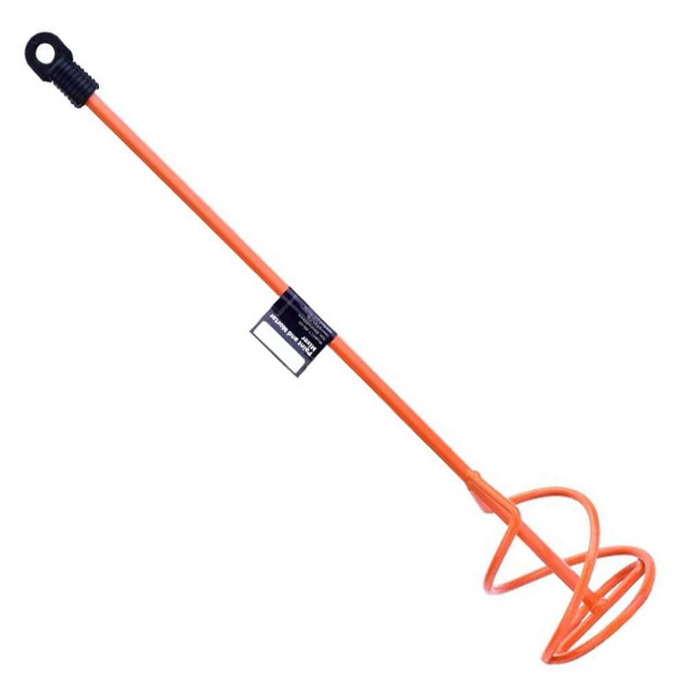 KIWDZFU 16 Length Zinc Plated Steel Paint and Mortar Mixer Stirring ...