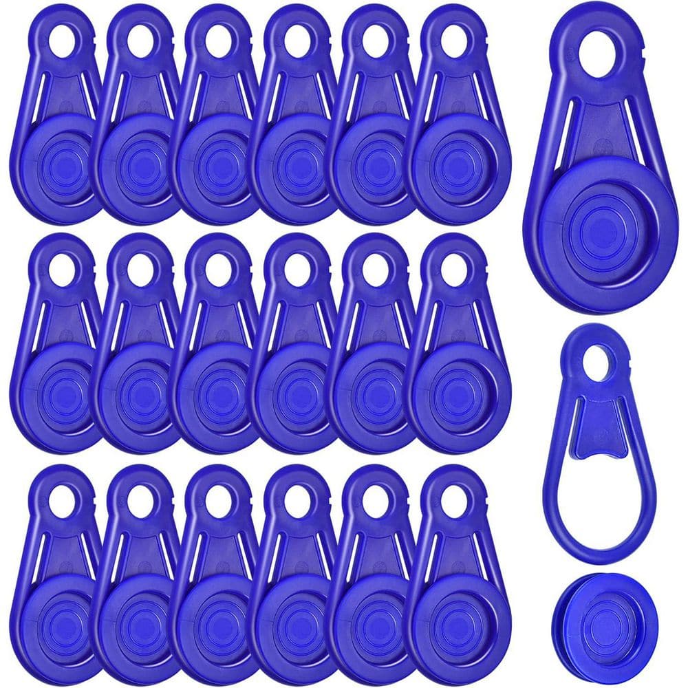 KIWDZFU Heavy Duty Tarp Clips 20 Pack Movable Canopy Clips for Camping ...