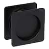 DELANEY HARDWARE Contemporary Square Black Hall, Closet Passage Sliding ...