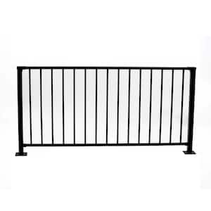 Reviews for CityPost Modern Vertical Picket 36 in. H x 64 ft. Black ...