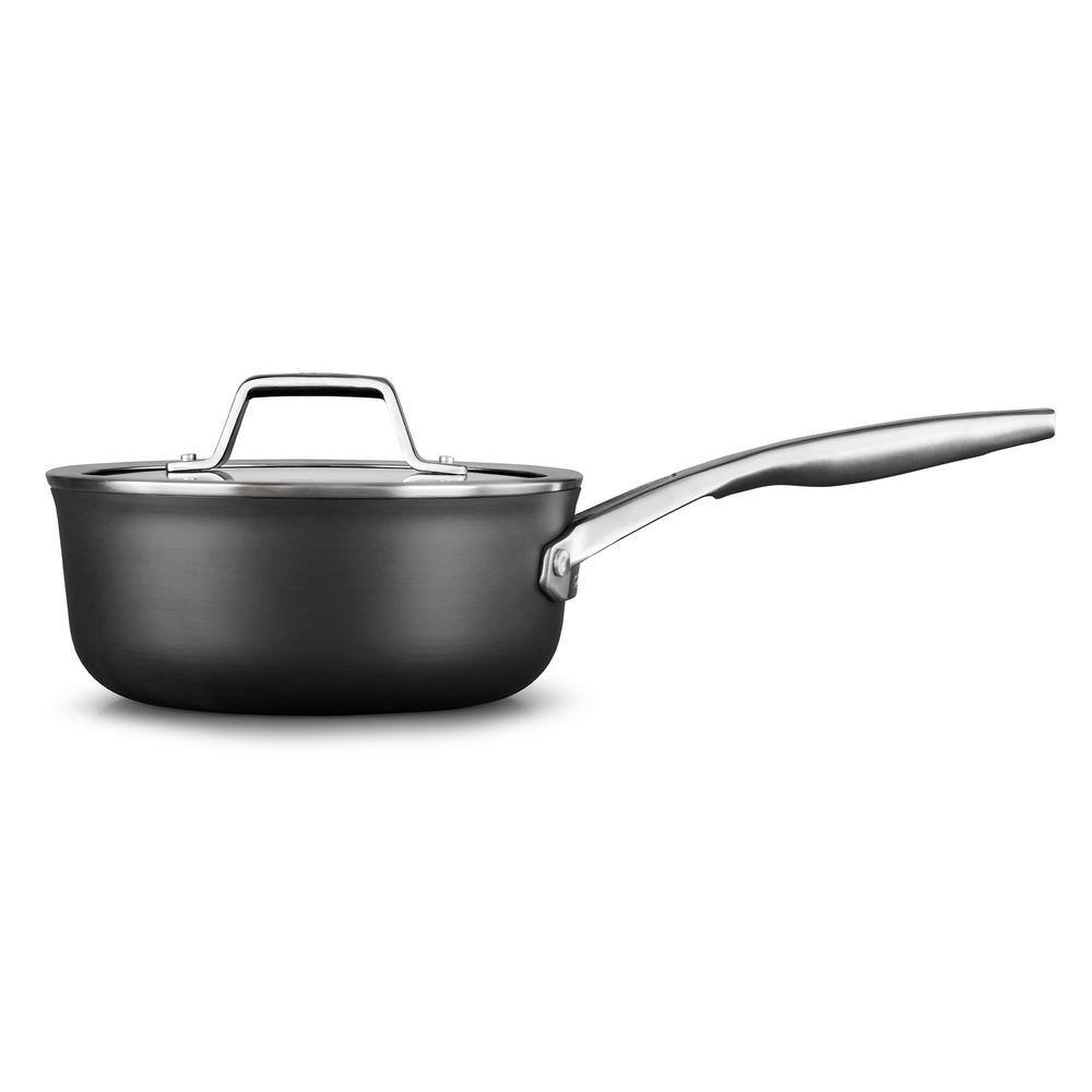 Calphalon 2.5 qt. Aluminum Premier Hard Anodized Nonstick Saucepan ...