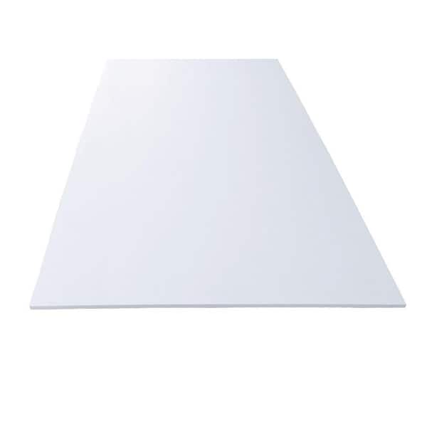 1/2 in. x 24 in. x 48 in. White PVC Panel 212512 - The Home Depot