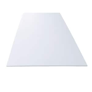 1/4 in. x 4 ft. x 8 ft. White PVC Lower Density Vinyl Panel 254024 ...