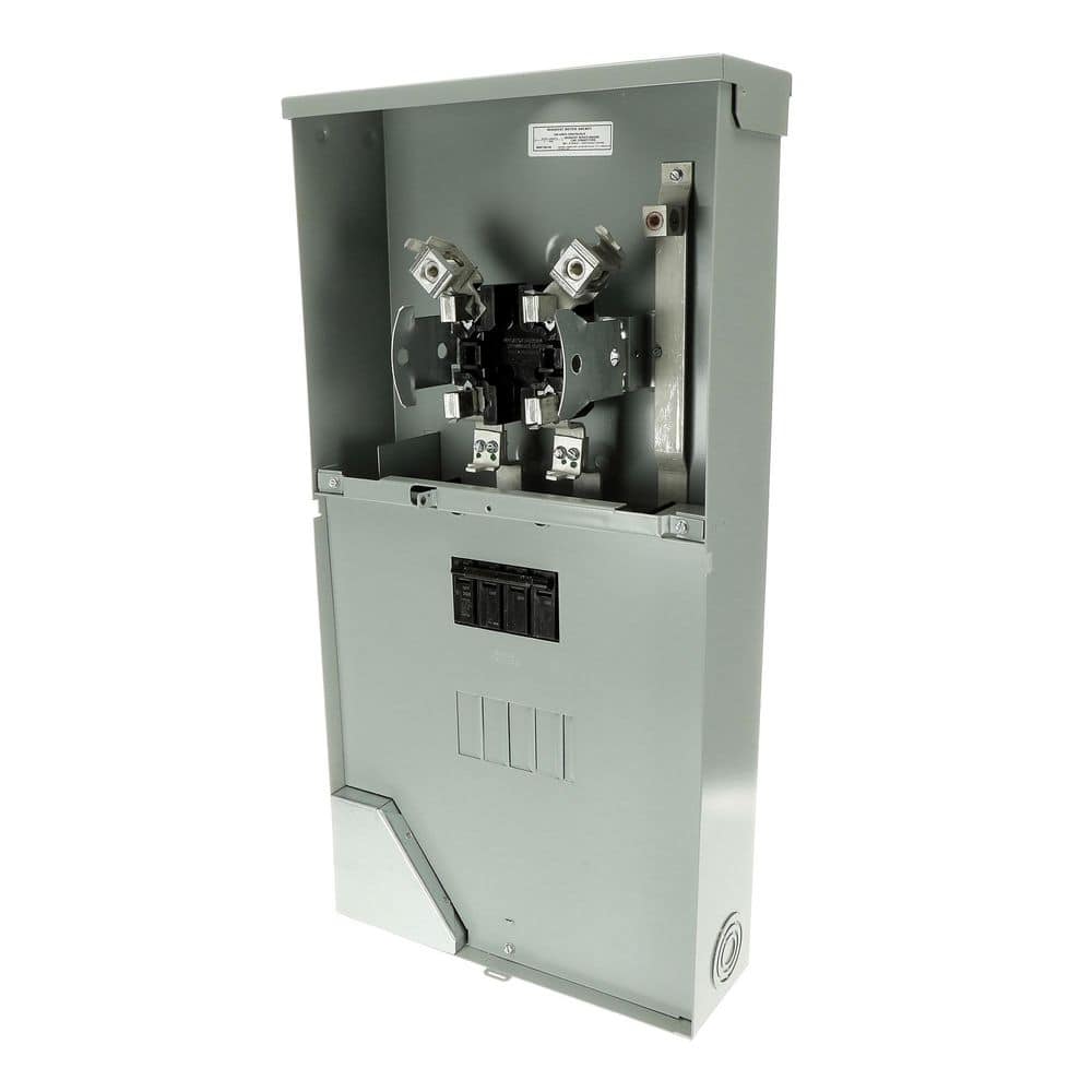 Midwest Electric Products 200 Amp 4-Space 4-Circuit Ringless Overhead ...