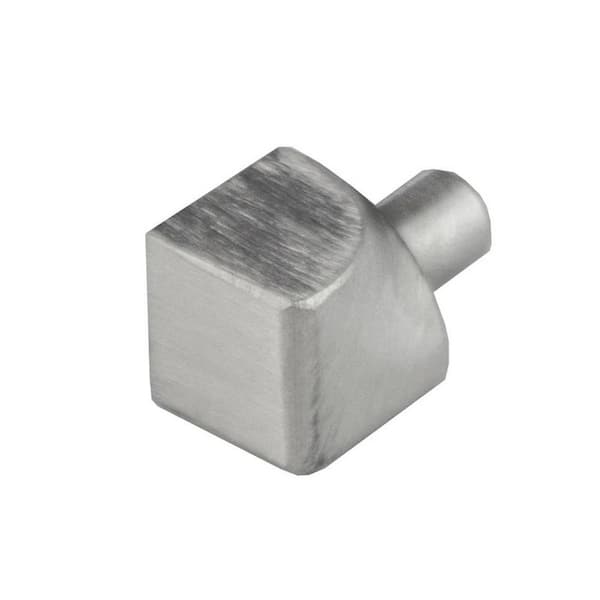 DURAL Durondell 5/16 in. Round Edge Int Crnr Brushed Stainless Steel ...