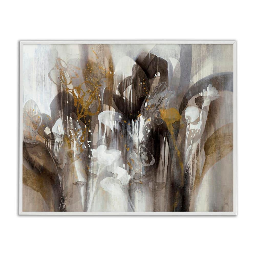 Stupell Industries Abstract Cascading Shapes Modern Painting by K. Nari ...