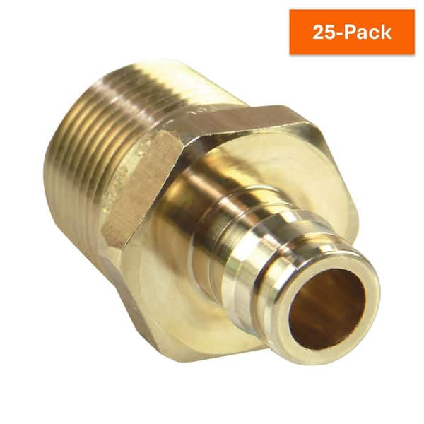 Uponor ProPEX 1/2 in. PEX-A Expansion Barb x 3/4 in. NPT Lead-Free Brass Reducing Female ...