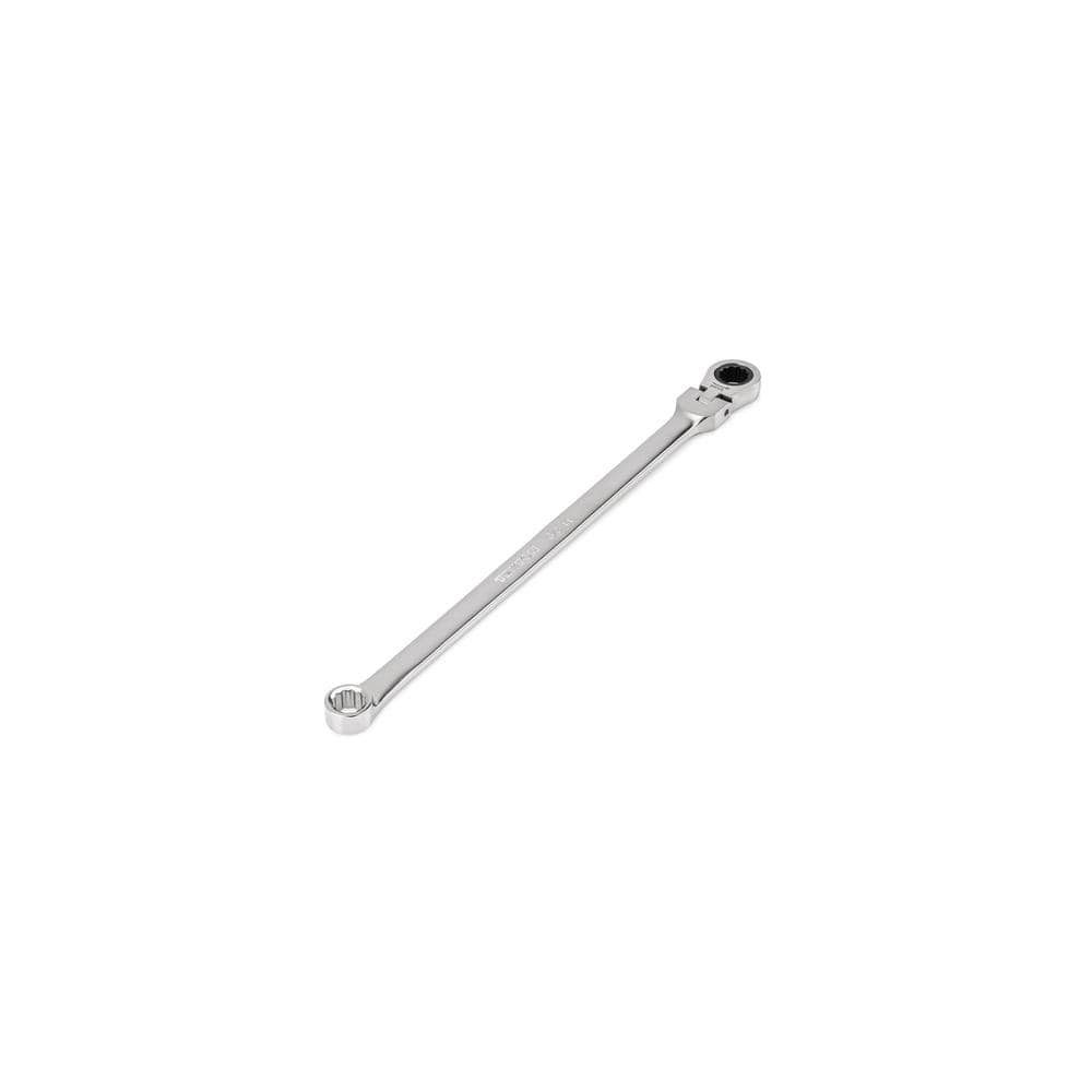 TEKTON 3/8 in. Long Fixed/Flex Head 12-Point Ratcheting Box End Wrench ...
