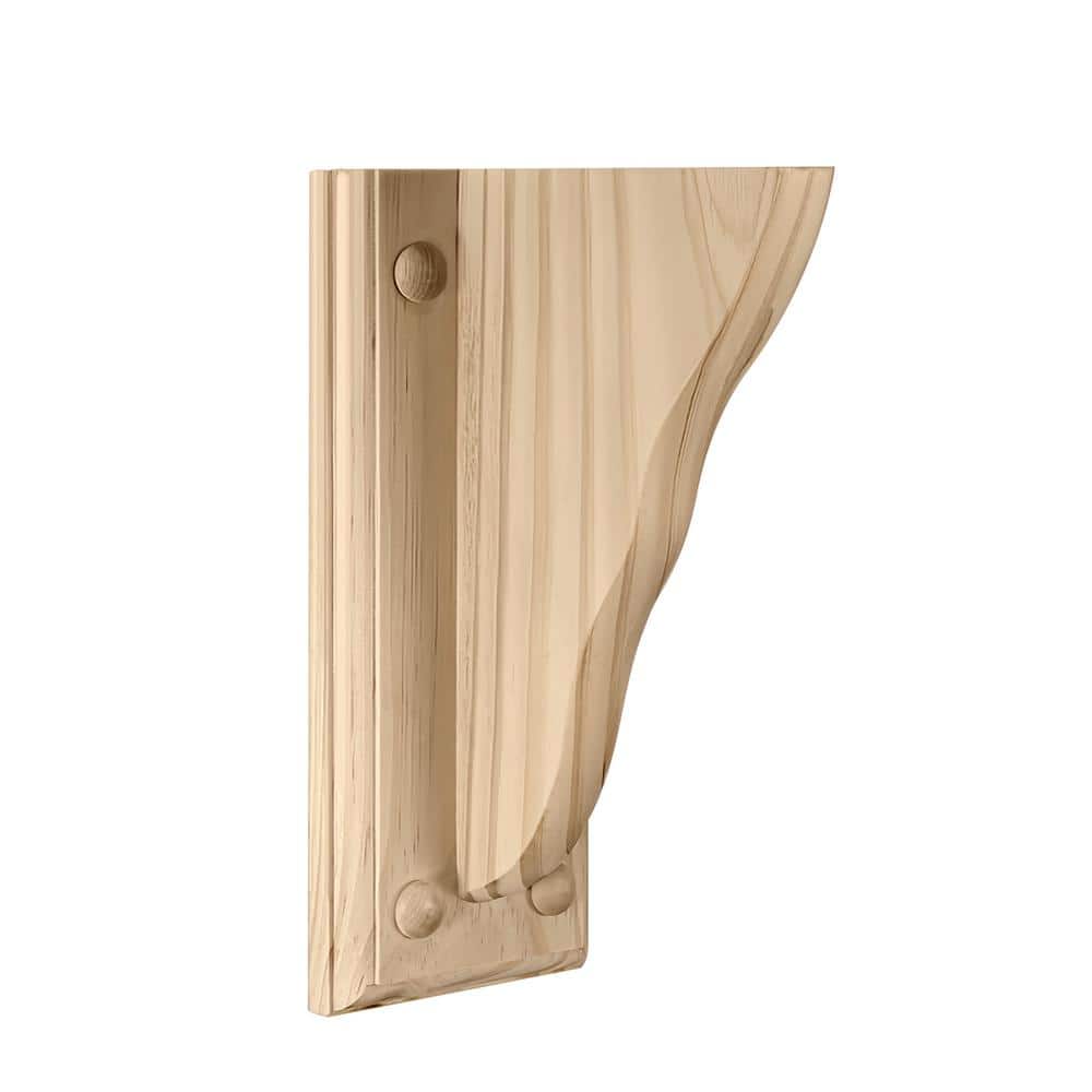 Waddell Pine Bracket with Backing Plate - 9 in. x 6 in. x 0.75 in ...