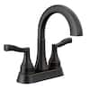 Delta Faryn 4 in. Centerset Double-Handle Bathroom Faucet in Oil Rubbed ...