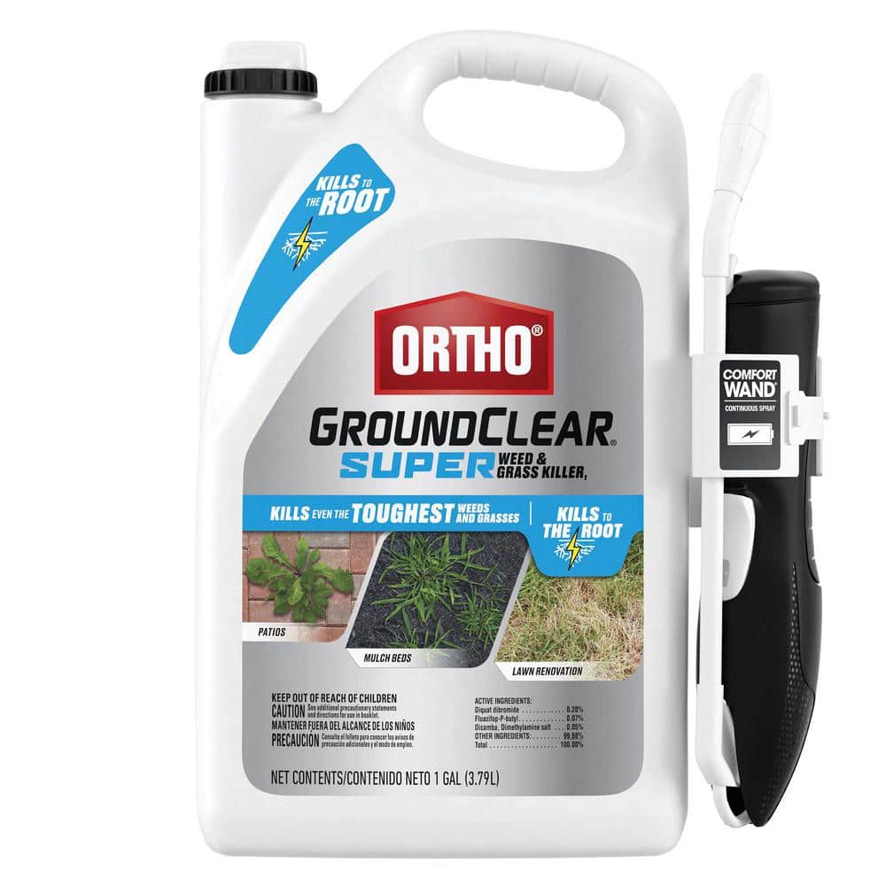 Ortho GroundClear Super Weed and Grass Killer1, 1 gal. Spray Ready-to ...