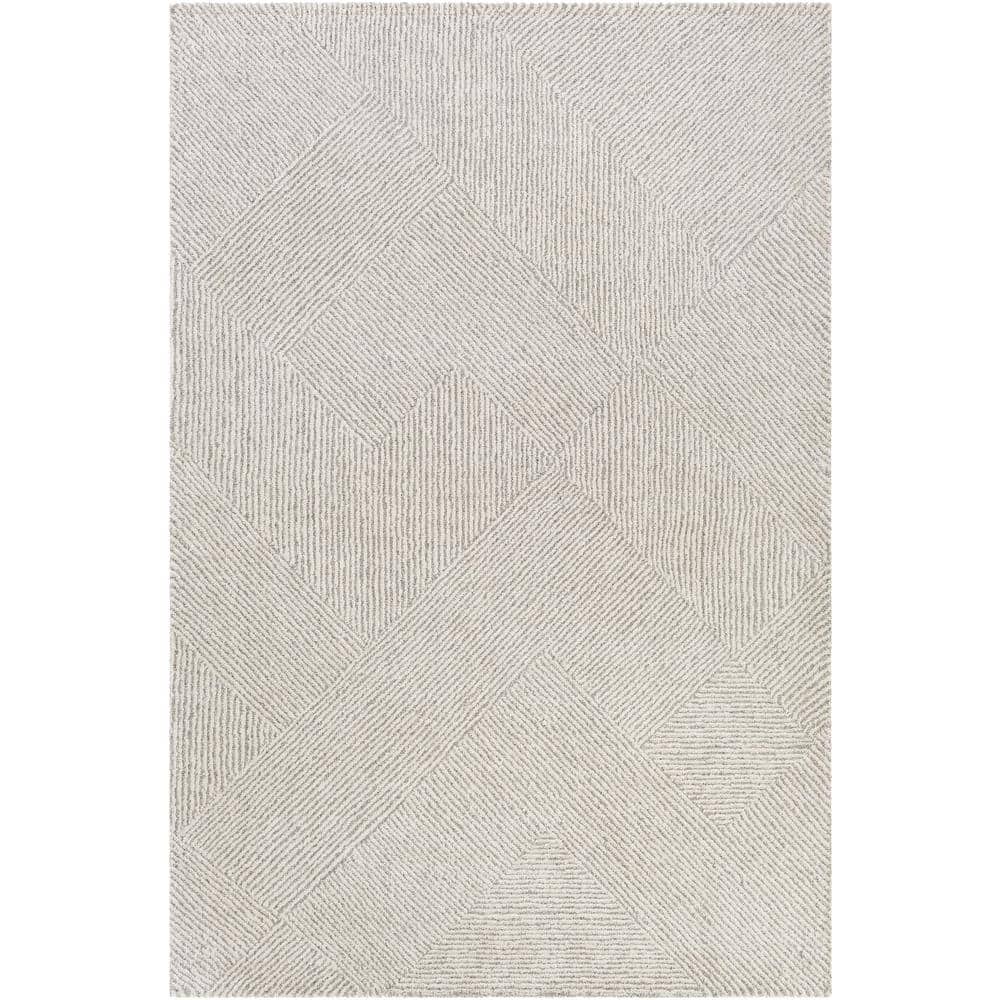 Livabliss Zora Cream Geometric 7 ft. x 10 ft. Indoor Area Rug ...