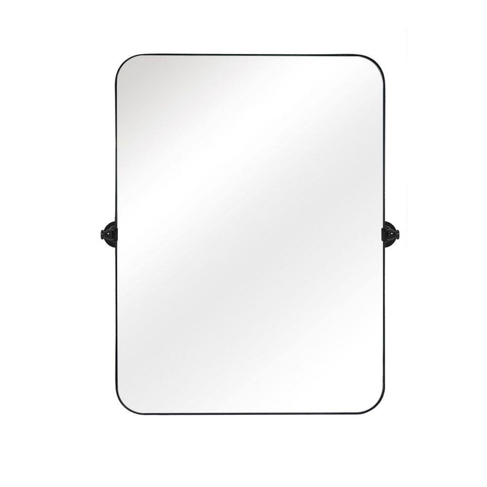 CONGE IMPORT LLC Black 24 in. W x 36 in. H Rectangle Iron Framed Wall ...