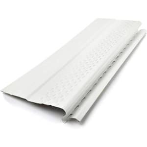 WATERLOCK Pro Gutter Guard Leaf Protection 35 ft. Pack Cream Aluminum ...