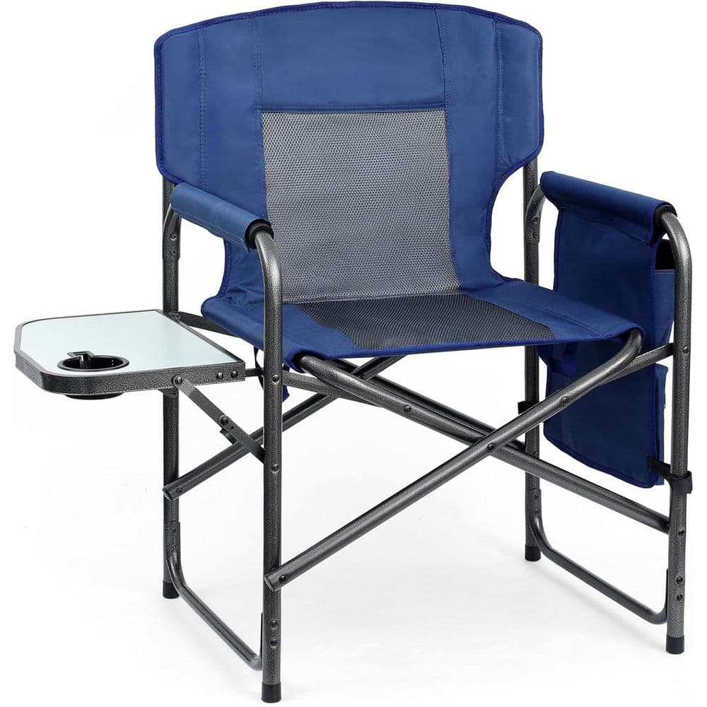 Primehome Camping Chairs for Adults, Heavy Duty Side Table, Lawn Chairs ...