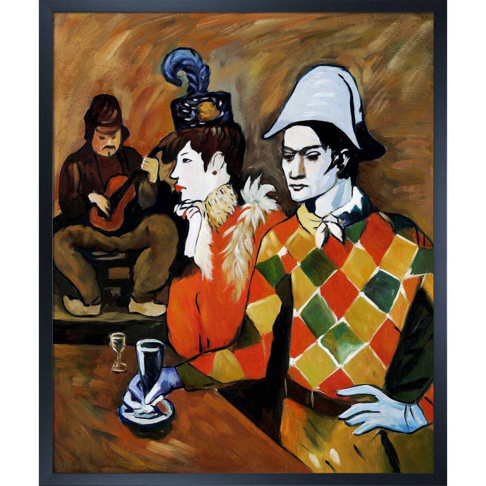 LA PASTICHE At the Lapin Agile by Pablo Picasso Studio Black Wood ...