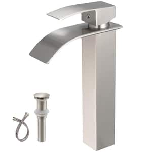 Single Handle Vessel Sink Faucet Single Hole Bathroom Faucet with Drain ...