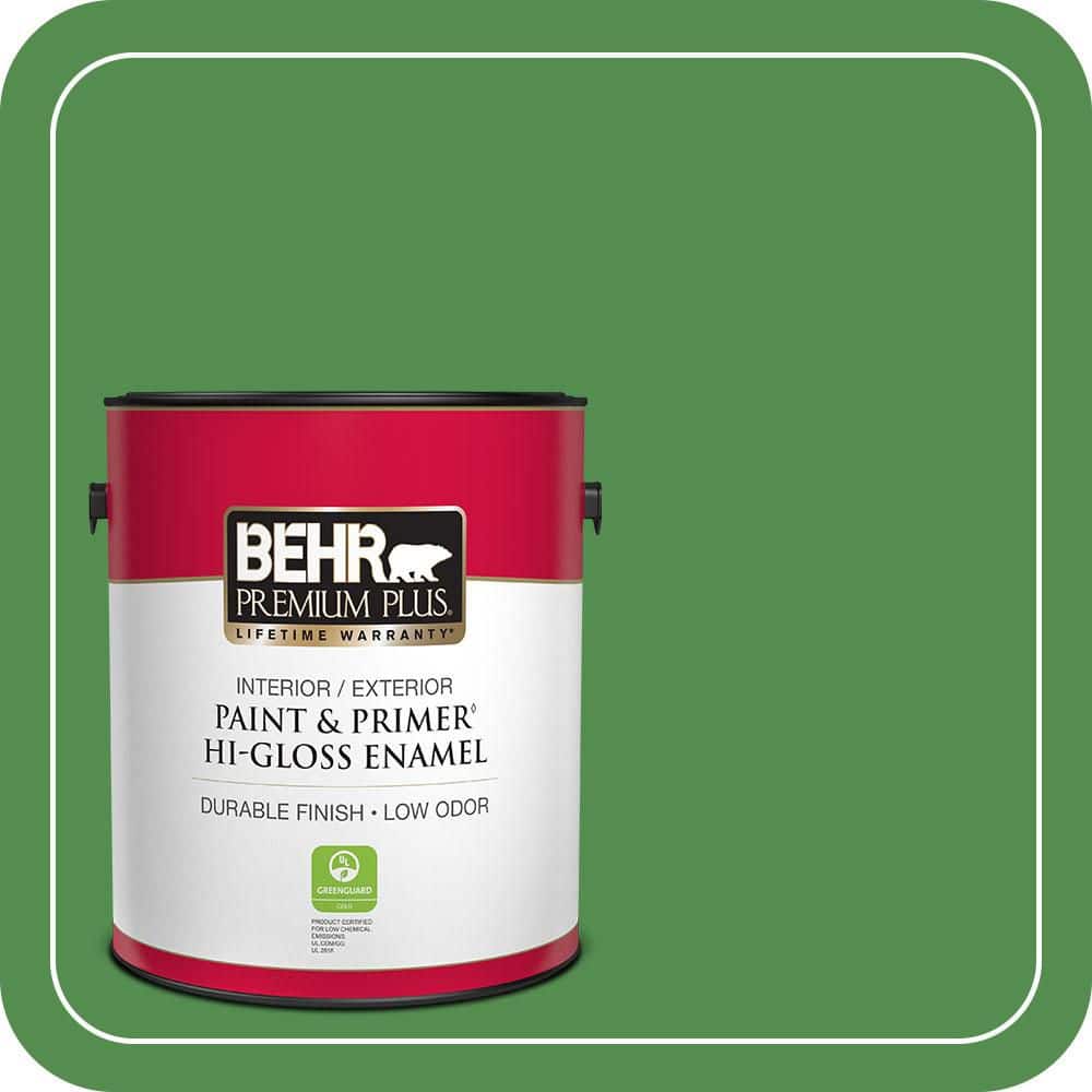 BEHR PREMIUM PLUS 1 gal. #M390-6 Belfast Hi-Gloss Enamel Interior ...